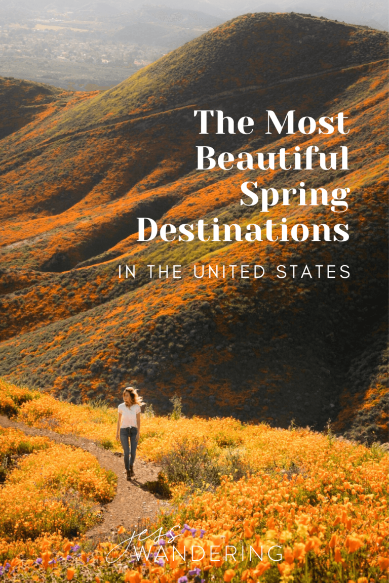 Beautiful Places to Visit in Spring in The United States - Jess Wandering